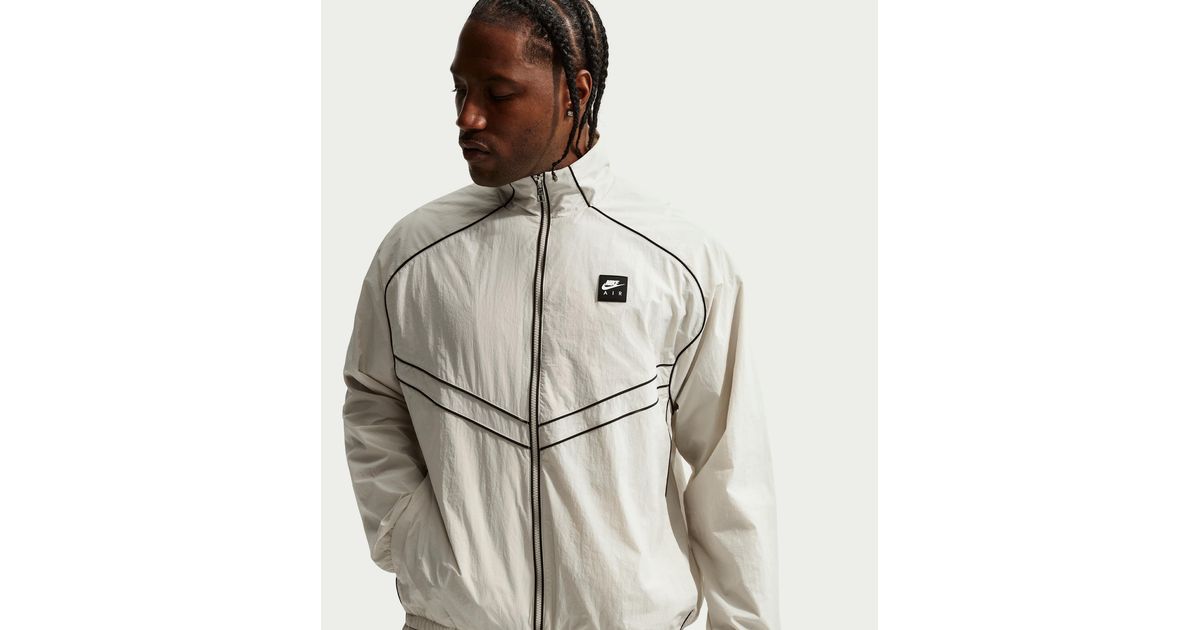 Nike Air Windrunner Track Jacket in Gray for Men | Lyst