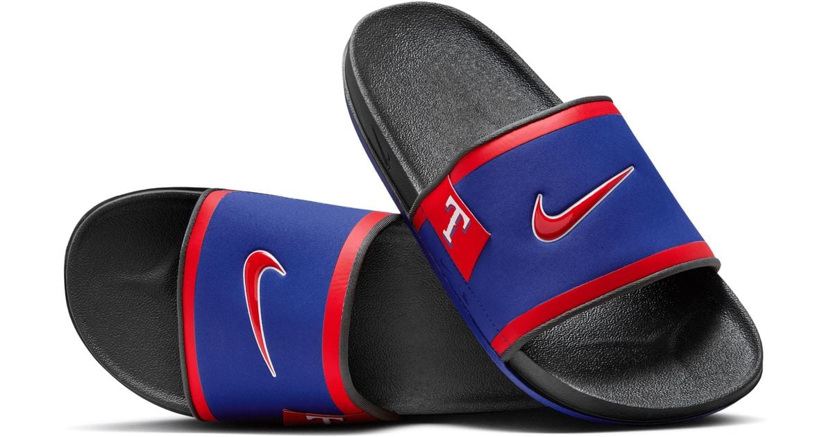 Nike Offcourt (Texas Rangers) Offcourt Slides in Blue for Men | Lyst