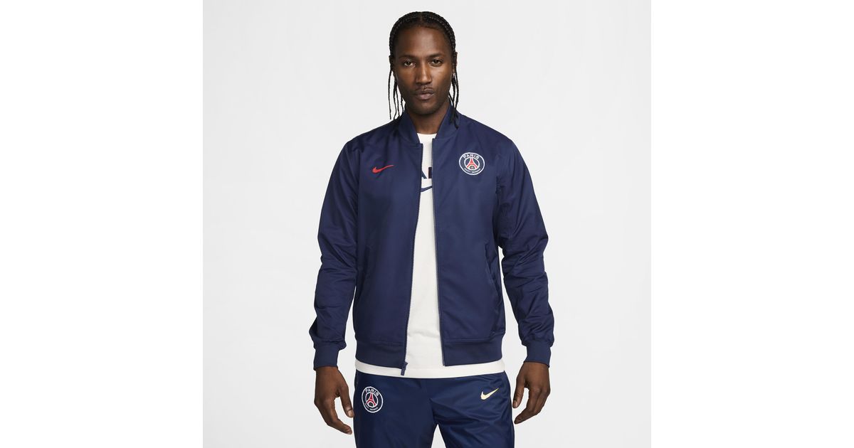 Nike Paris Saint-germain Sport Essentials Football Woven Unlined Bomber ...