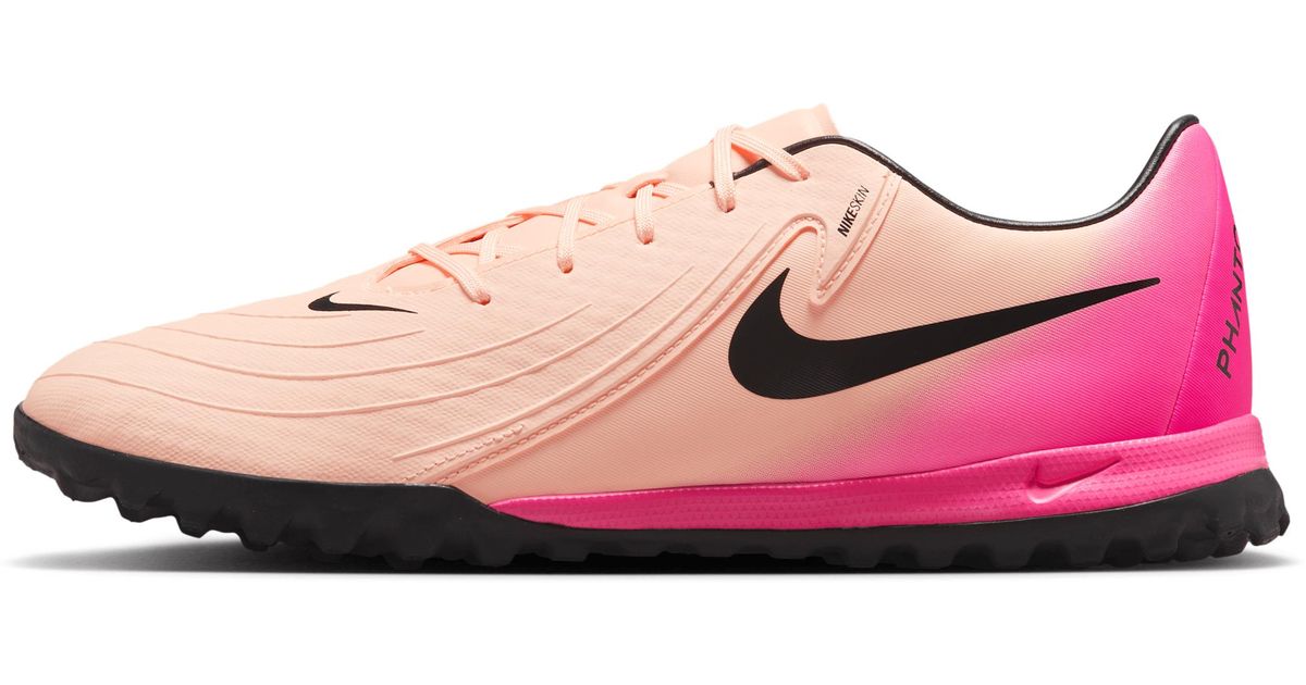 Nike Phantom Gx 2 Academy Turf Low-Top Football Shoes in Pink for Men ...