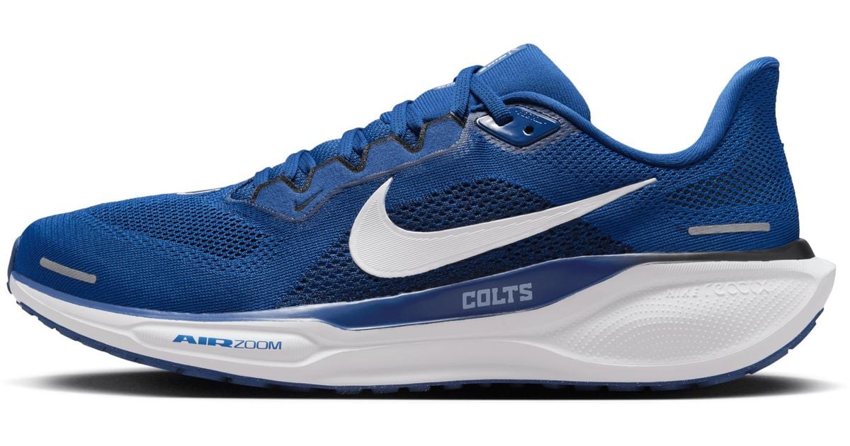 Nike Pegasus 41 Nfl Indianapolis Colts Road Running Shoes in Blue for ...