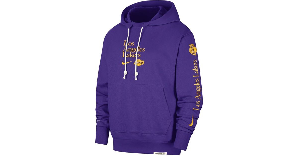 Nike Los Angeles Lakers Standard Issue Courtside Dri-Fit Nba Hoodie in ...