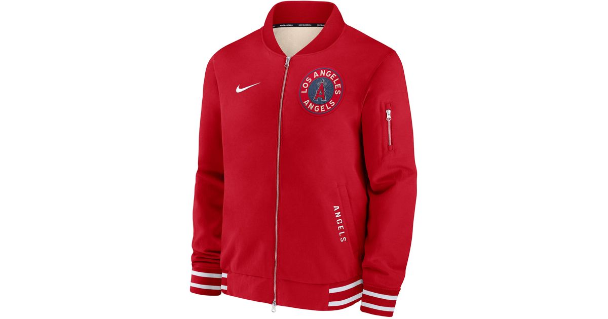 Nike Los Angeles Angels Authentic Collection City Connect Mlb Full-Zip ...