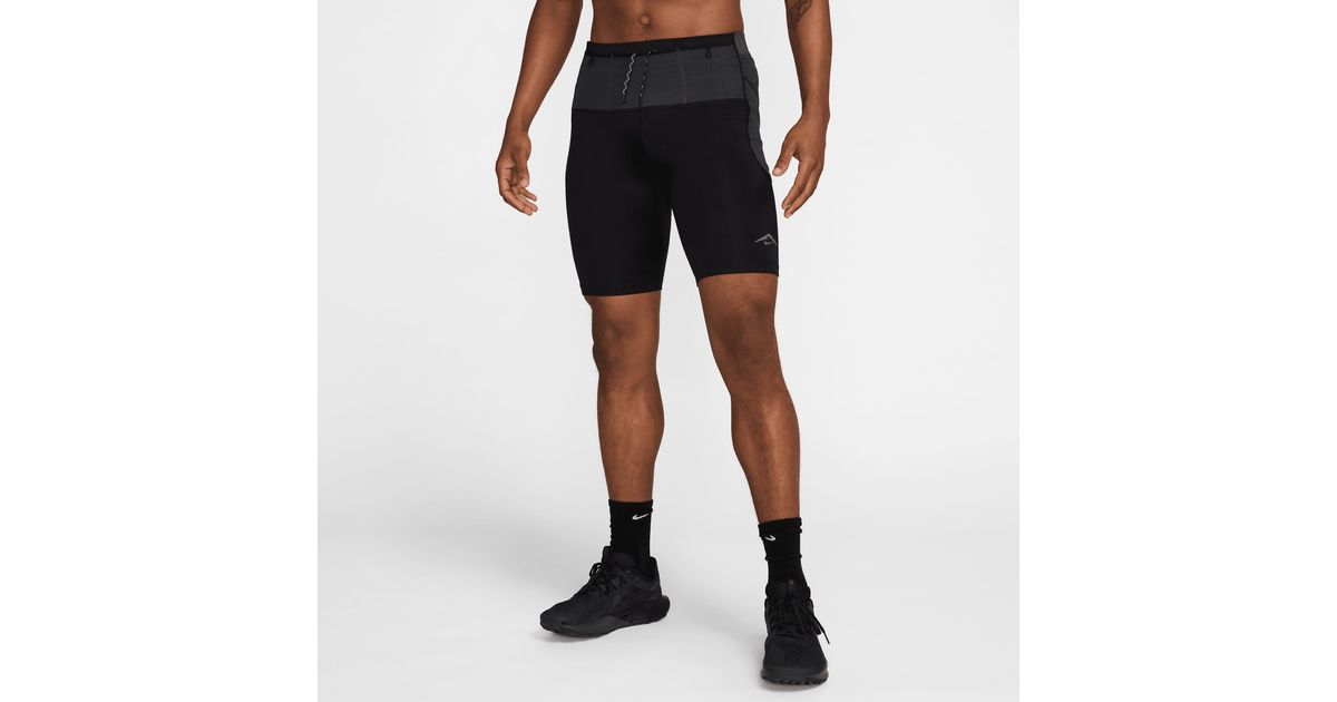 Nike Lava Loops Dri-Fit Adv Running Tights in Black for Men | Lyst