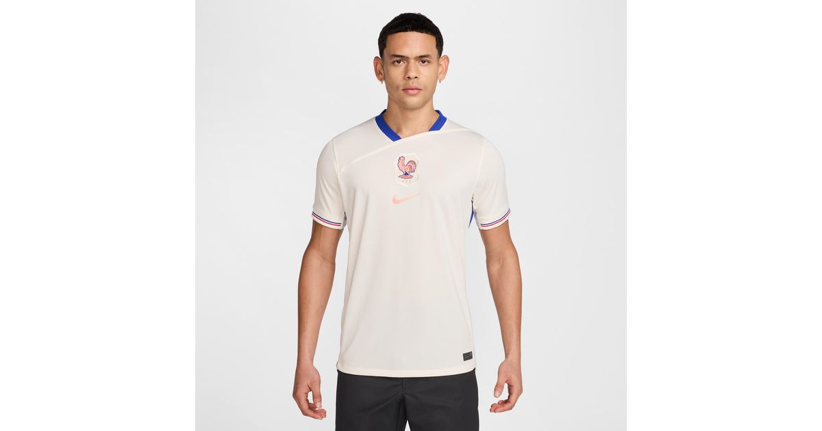 Nike Fff 2025 Stadium Away Team) Dri-Fit Soccer Replica Jersey in White ...