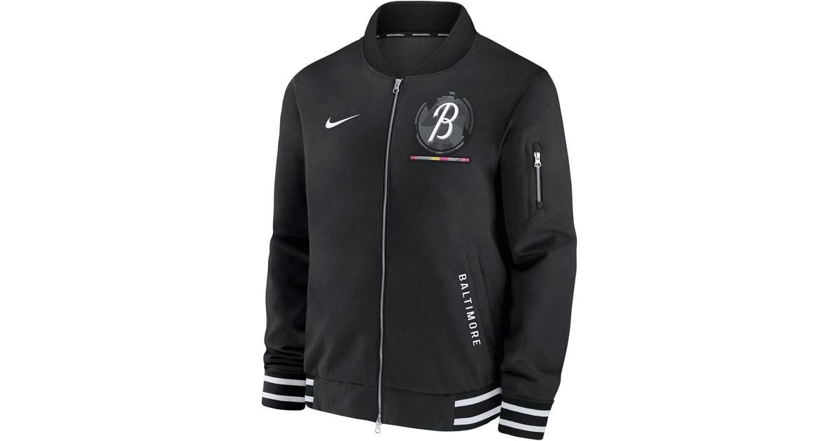 Nike Baltimore Orioles Authentic Collection City Connect Mlb Full-Zip ...