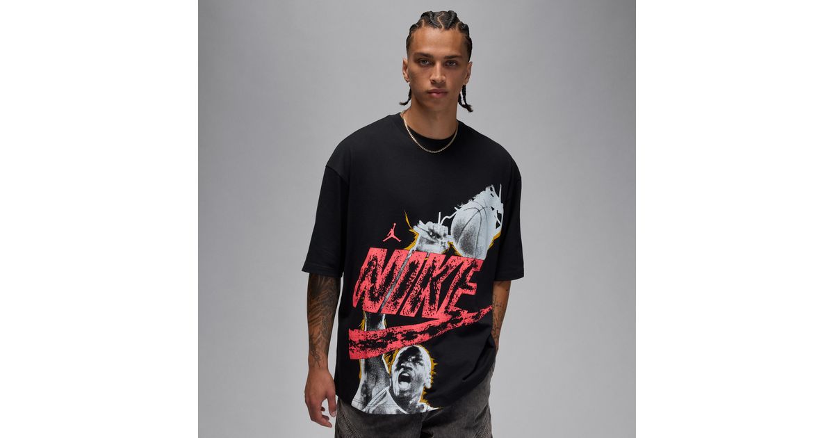 Nike Nike Reissue Oversized T-Shirt in Black for Men | Lyst