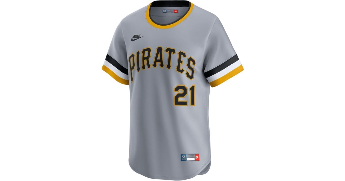 Nike Roberto Clemente Pittsburgh Pirates Cooperstown Dri-Fit Adv Mlb ...