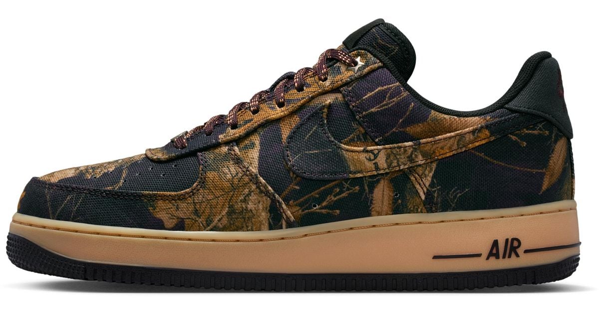 Nike Air Force 1 '07 Realtree Shoes in Black for Men | Lyst