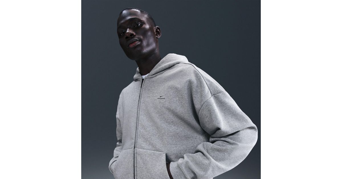 Nike Standard Issue Therma-Fit Full-Zip Basketball Hoodie in Gray for ...