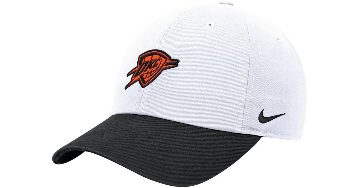 Nike Oklahoma City Thunder 2024/25 Club City Edition Nba Cap in White ...