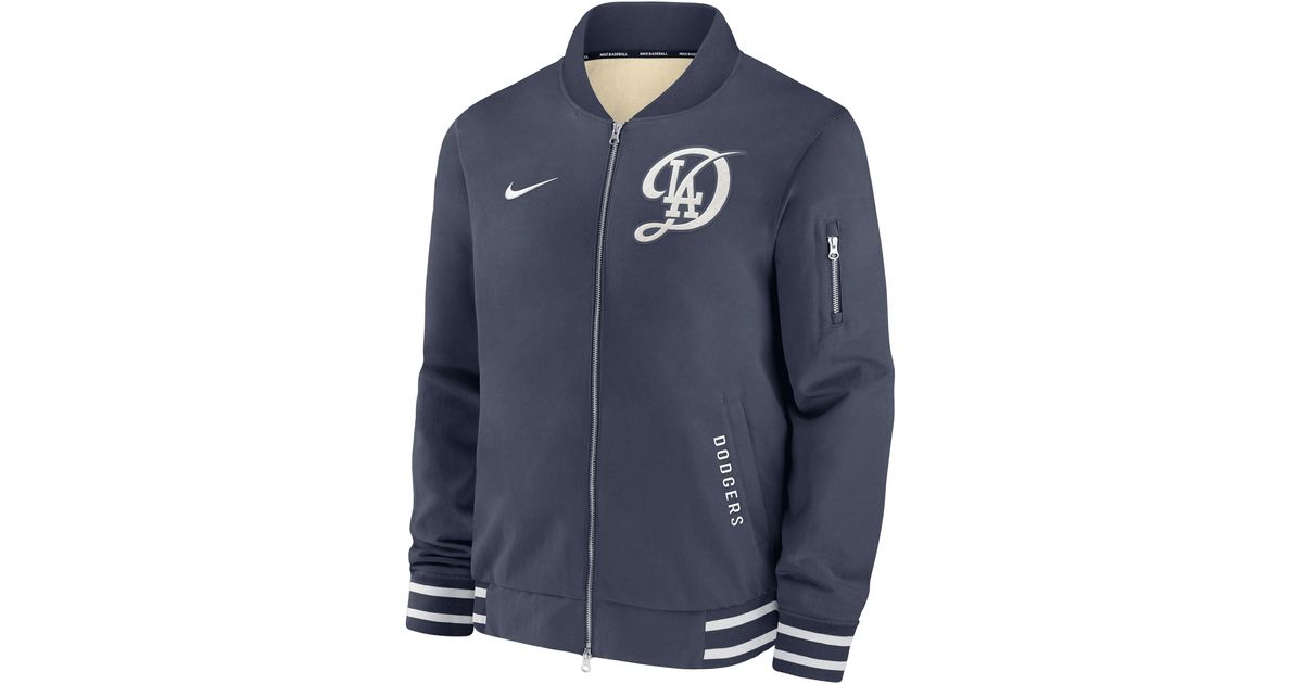 Nike Los Angeles Dodgers Authentic Collection City Connect Mlb Full-Zip ...