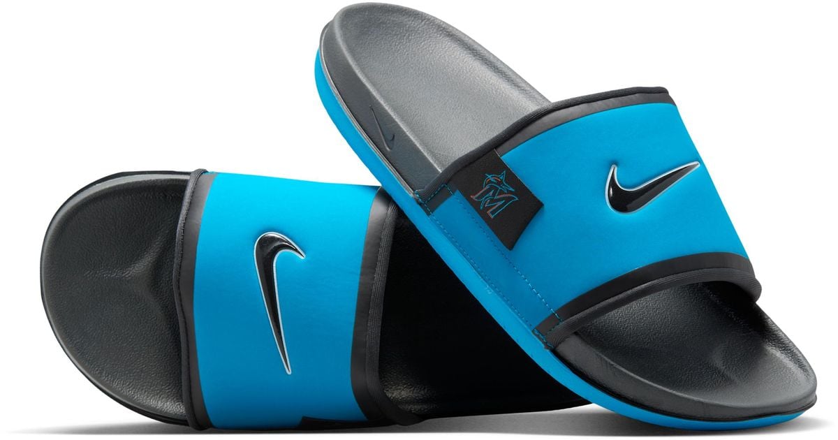 Nike Offcourt (Miami Marlins) Offcourt Slides in Blue for Men | Lyst