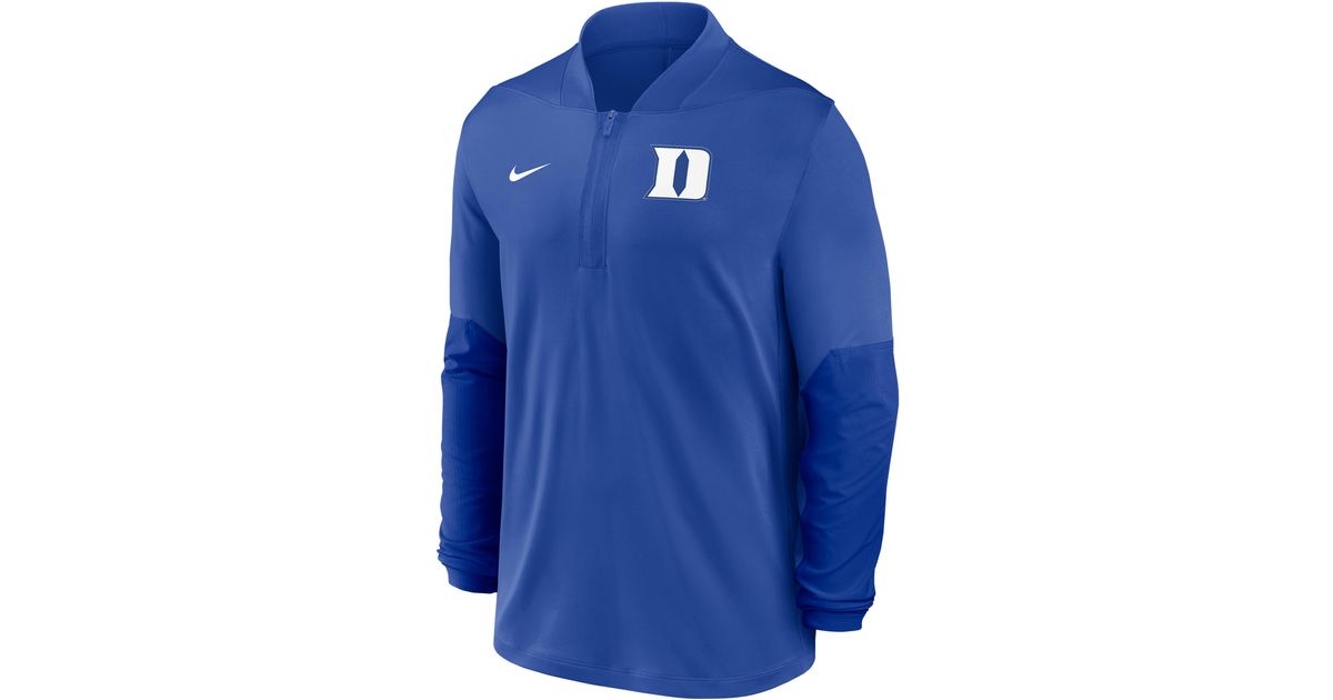 Nike Duke Dri-Fit College 1/2-Zip Top in Blue for Men | Lyst