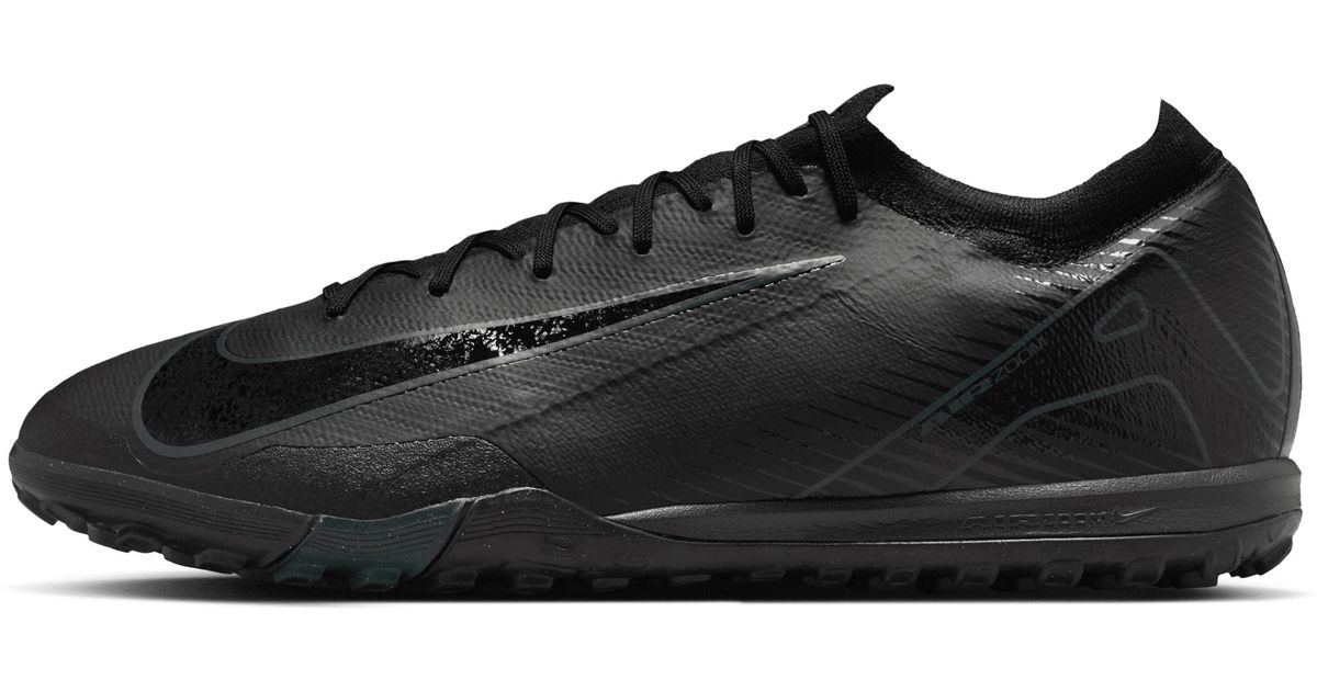 Nike Mercurial Vapor 16 Pro Tf Low-Top Football Shoes in Black for Men ...