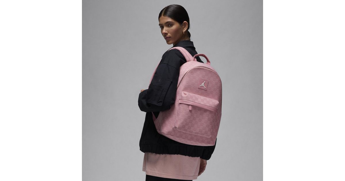 Nike Monogram Backpack (25l) in Pink | Lyst