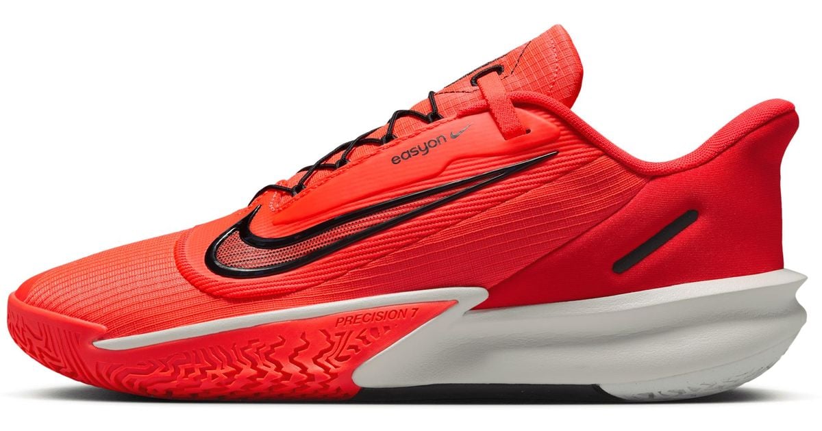 Nike Precision 7 Easyon Basketball Shoes in Red for Men | Lyst