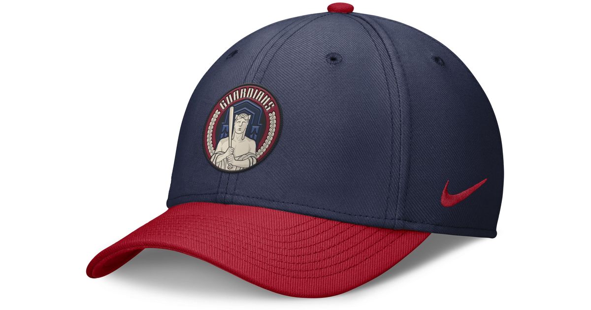 Nike Cleveland Guardians City Connect Swoosh Dri-fit Mlb Hat in Blue ...