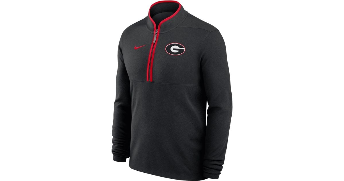 Nike Georgia Bulldogs Victory 'Dri-Fit College 1/2-Zip Long-Sleeve Top ...