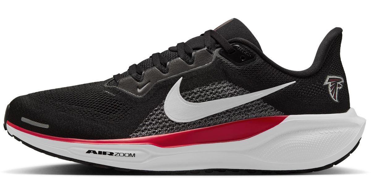 Nike Atlanta Falcons Pegasus 41 Nfl Road Running Shoes in Black for Men ...