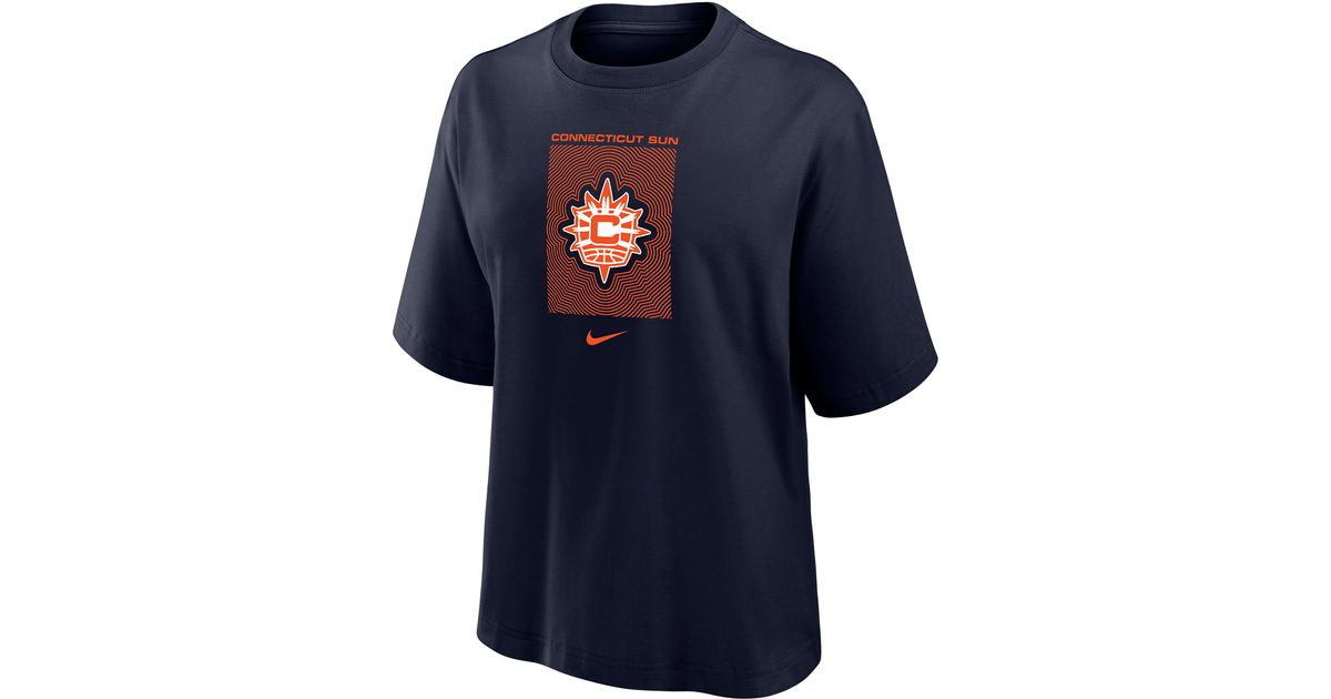Nike Connecticut Sun Wnba Boxy T-Shirt in Blue | Lyst