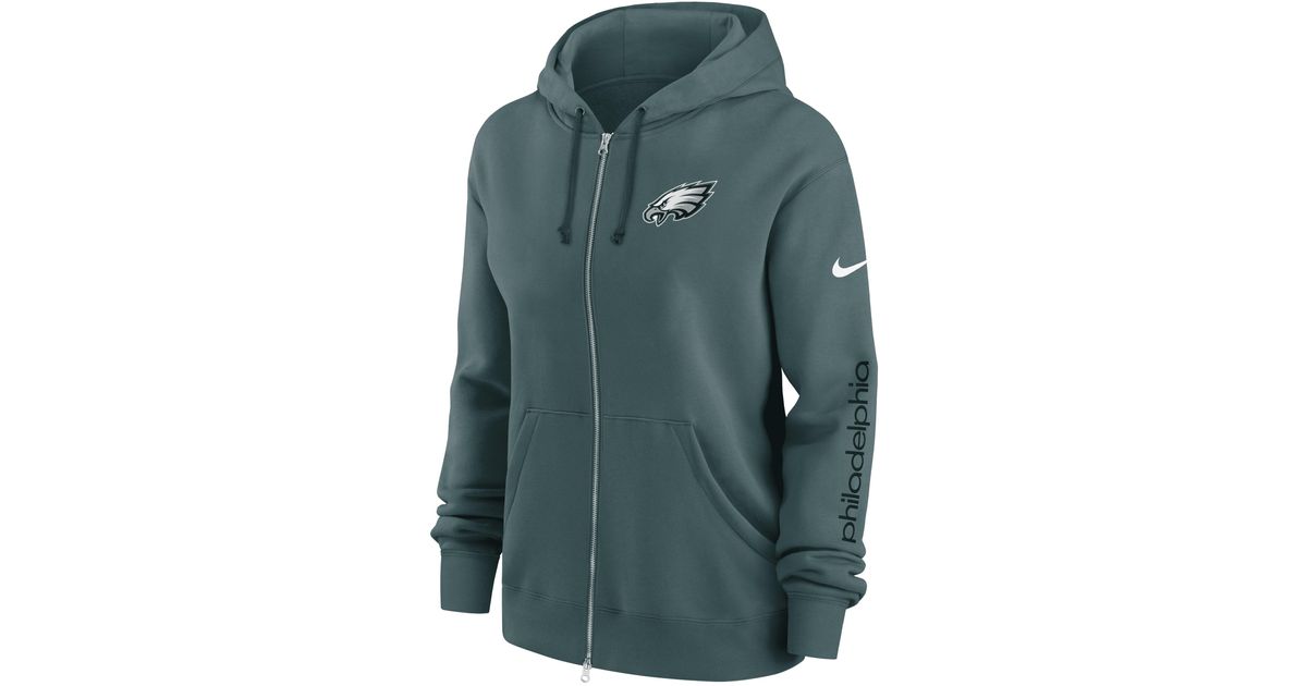 Nike Philadelphia Eagles Phoenix Nfl Full-zip Hoodie in Blue | Lyst