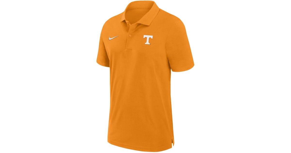 Nike Tennessee Volunteers Sideline Dri-fit College Polo in Orange for ...
