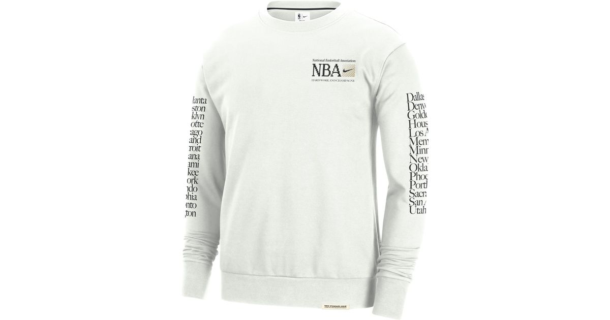 Nike Team 31 Standard Issue Dri-fit Nba Crew-neck Top Cotton/polyester ...
