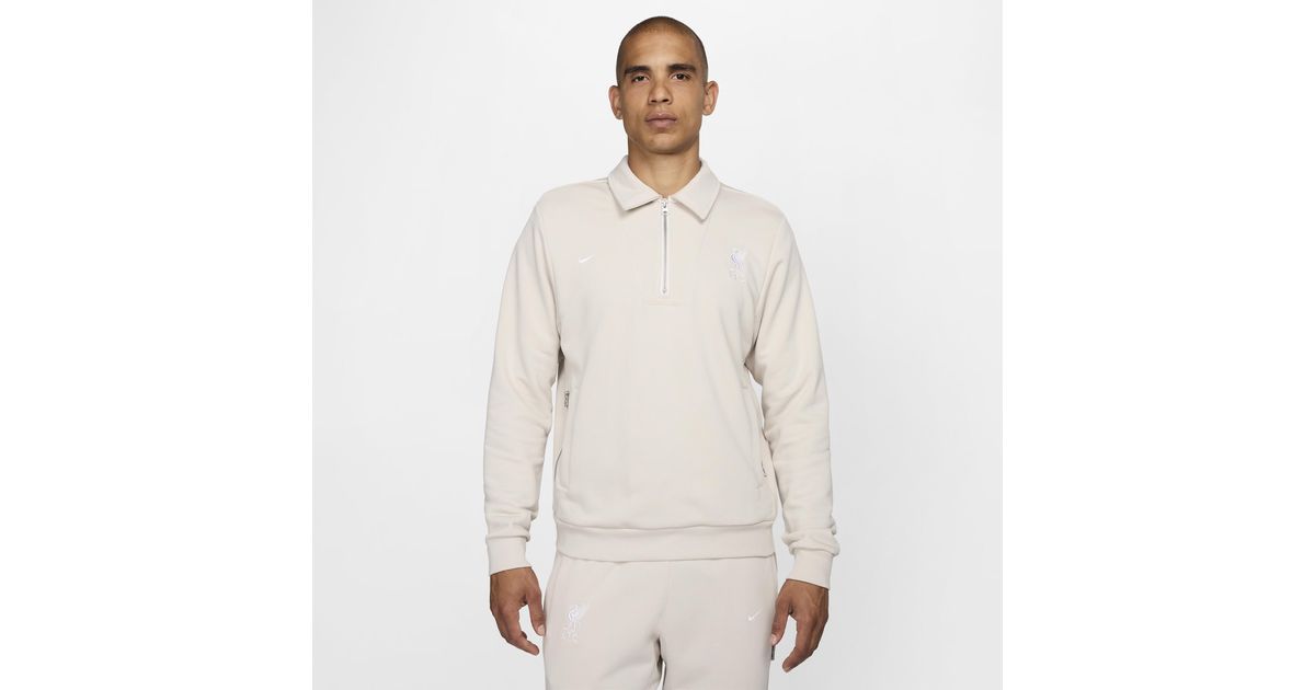 Nike Liverpool F.C. Standard Issue Dri-Fit Football 1/4-Zip Top in ...