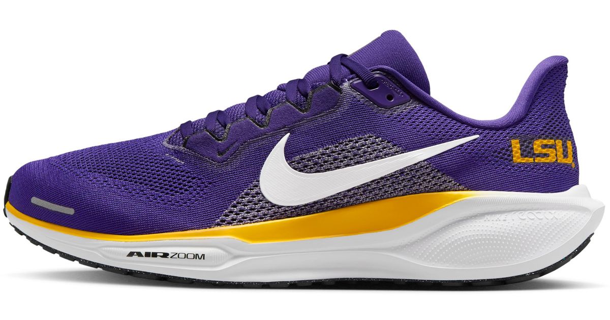 Nike Lsu Pegasus 41 College Road Running Shoes in Blue for Men | Lyst