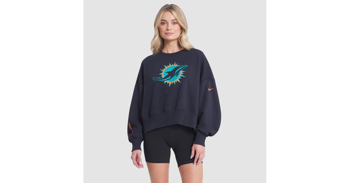 Nike Miami Dolphins Rivalries Collection Oversized Nfl Pullover Crew in ...