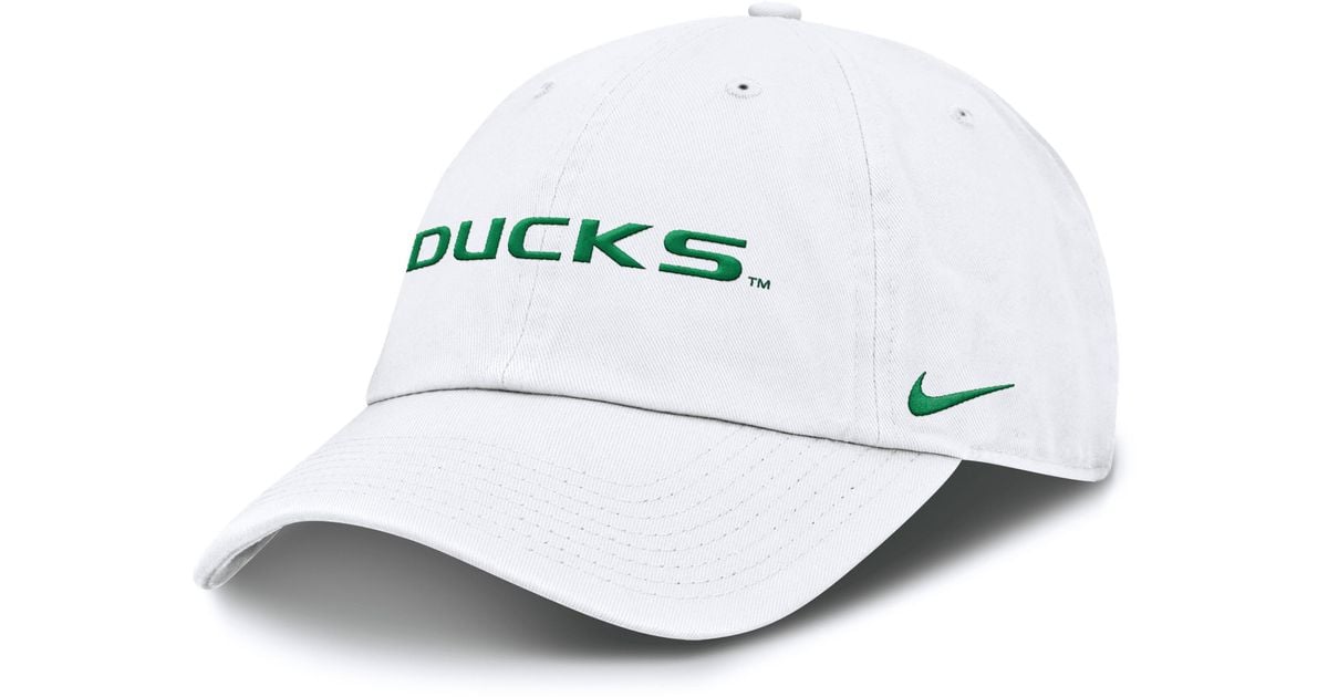 Nike Oregon Ducks Core Club Mascot Wordmark College Adjustable Hat in ...
