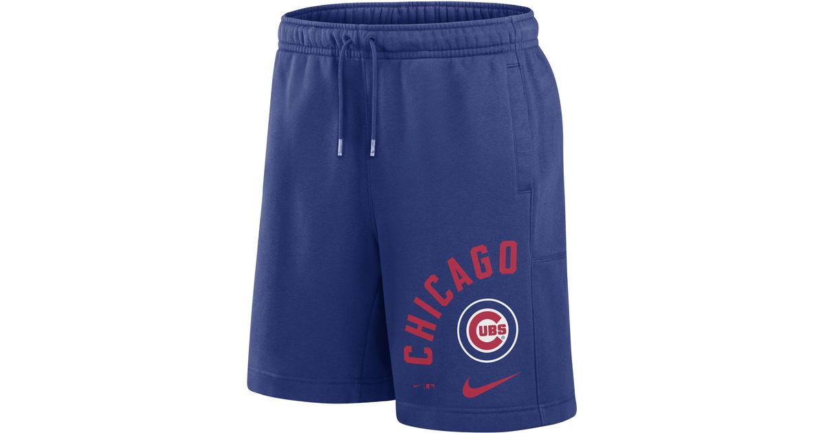 Nike Chicago Cubs Arched Kicker Mlb Shorts in Blue for Men | Lyst