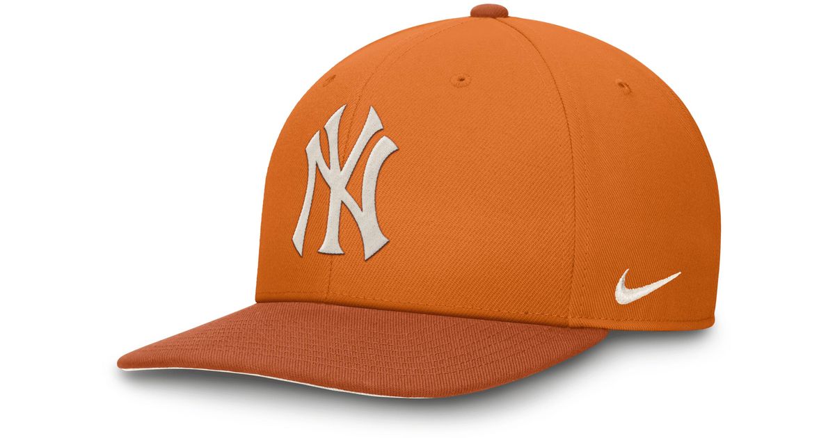 Nike New York Yankees Pro Dunk Dri-fit Mlb Adjustable Hat in Brown | Lyst