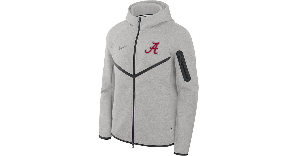 Nike Alabama Tech Fleece Windrunner College Full-Zip Hooded Jacket in ...