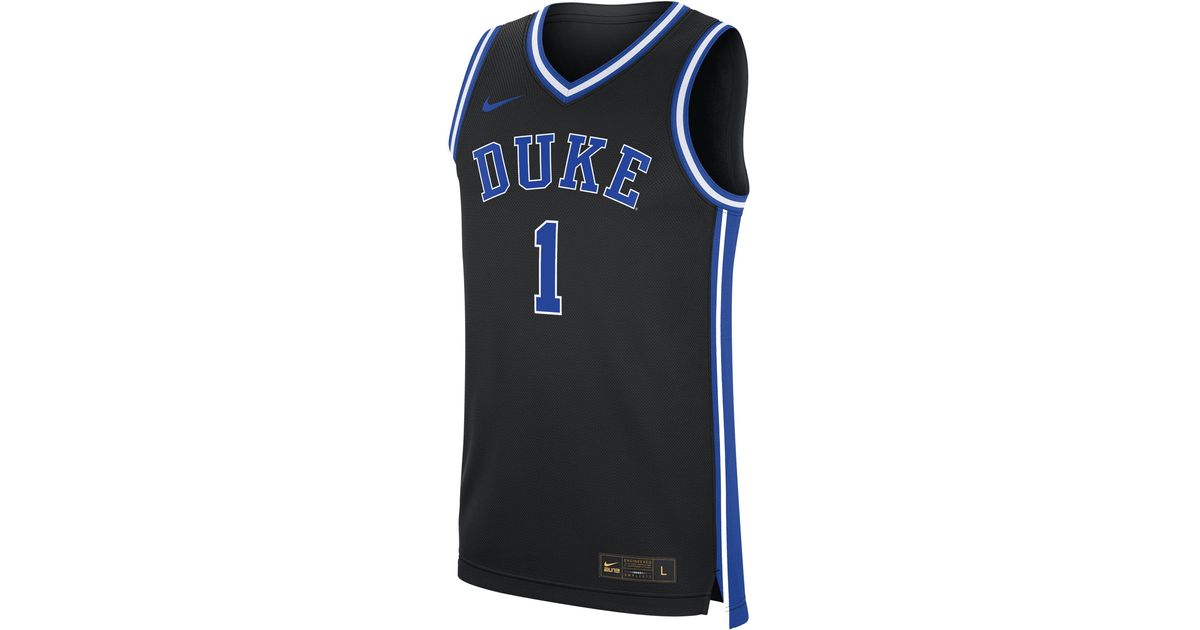 Nike Duke Devils Replica College Basketball Jersey in Black for Men | Lyst