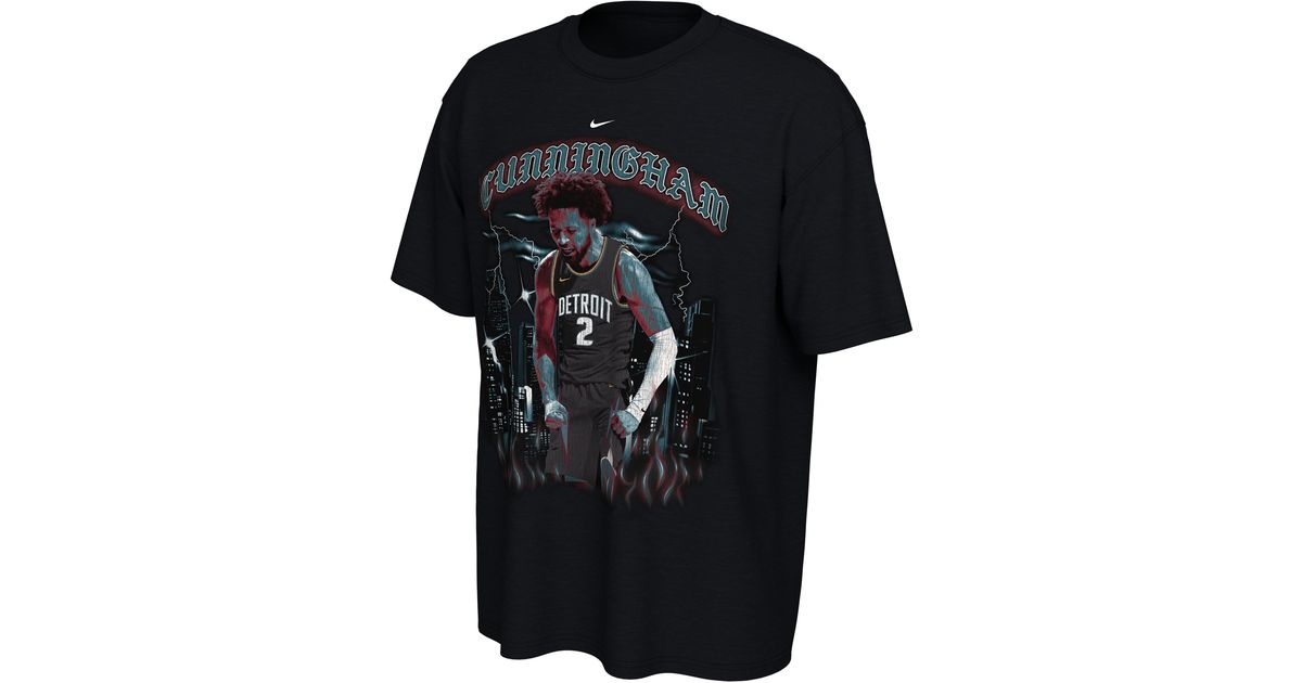Nike Cade Cunningham Detroit Pistons City Edition Nba T-Shirt in Black ...