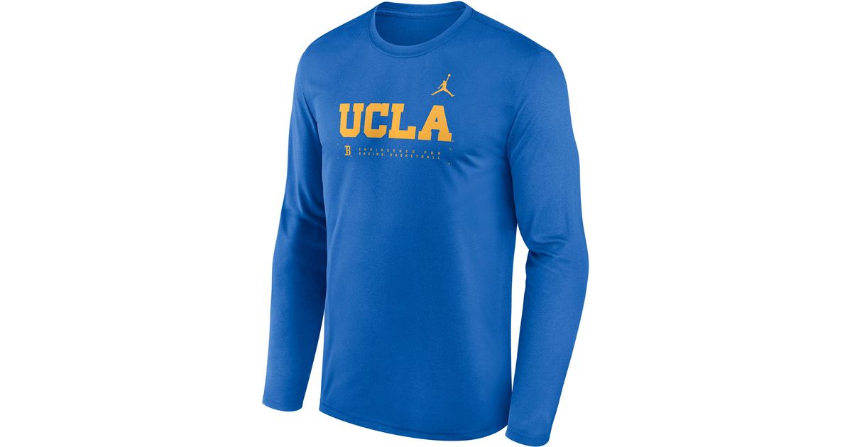 Nike Ucla Courtside Basketball Shootaround Legend Brand Dri-Fit College ...