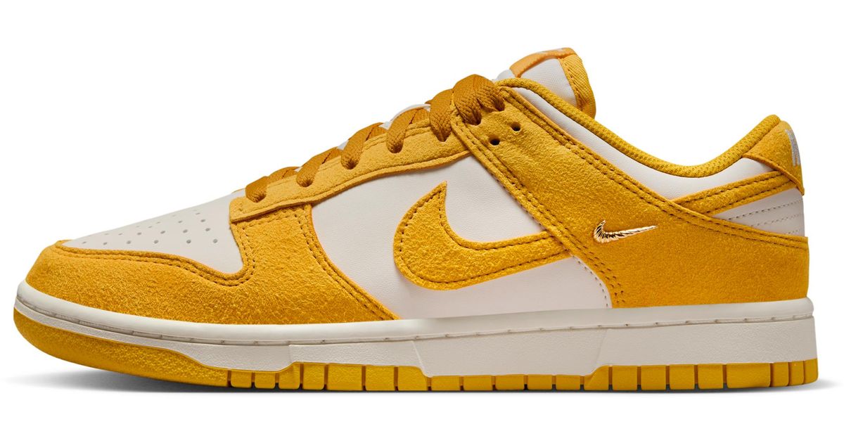 Nike Dunk Low Shoes in Yellow | Lyst