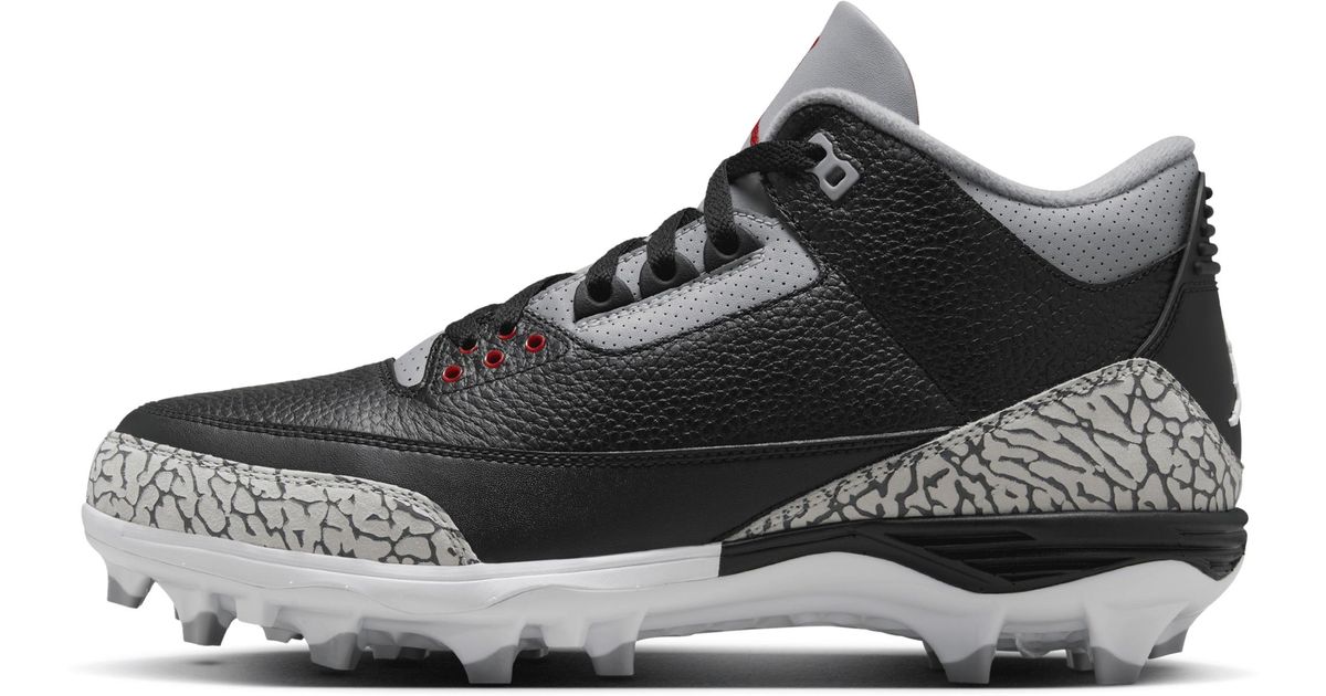 Nike 3 Mid Td Football Cleats in Black for Men | Lyst