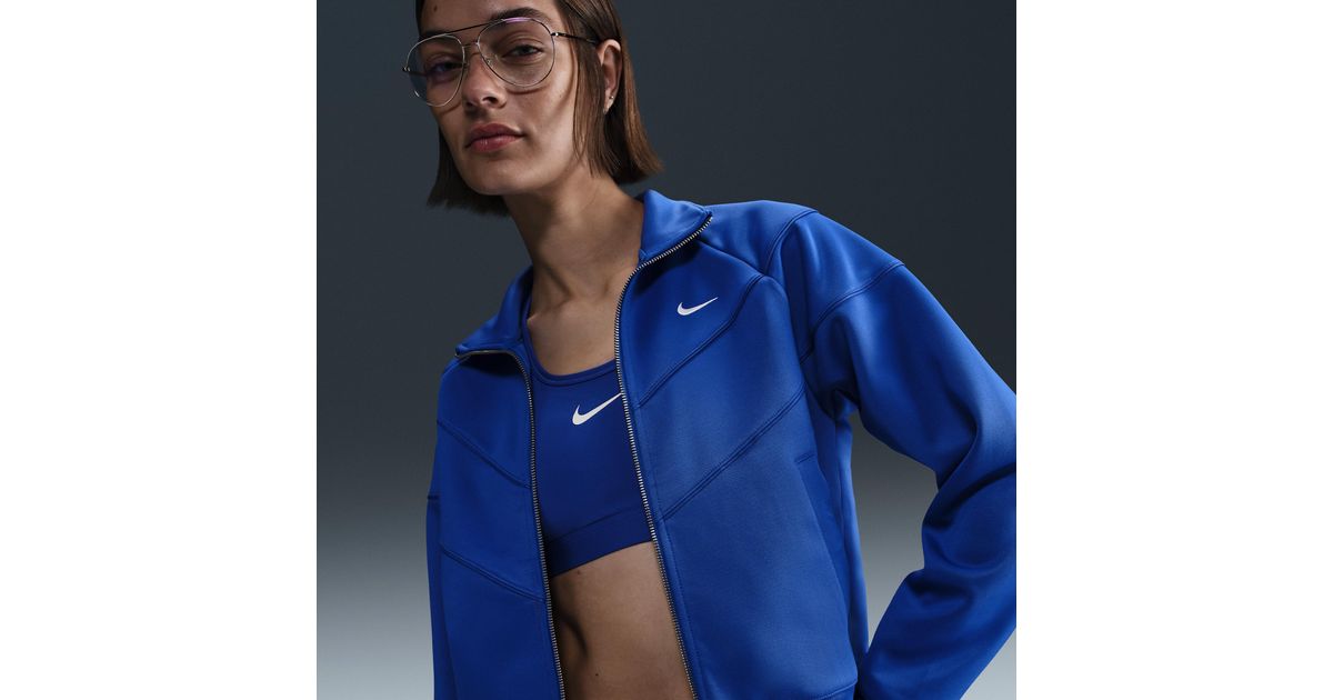 Nike Sportswear Windrunner Knit Jacket in Blue | Lyst