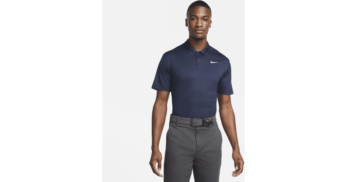 Nike Dri-Fit Victory Golf Polo in Blue for Men | Lyst
