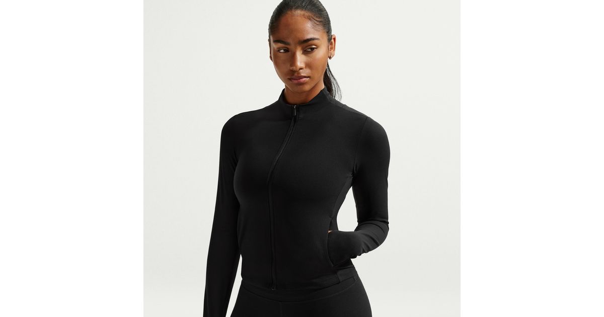 Nike Zenvy Dri-Fit Full-Zip Jacket in Black | Lyst