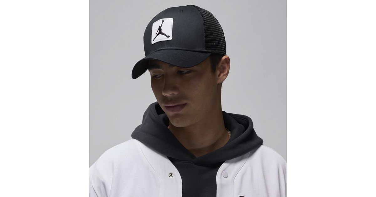 Nike Rise Structured Hat in Black | Lyst