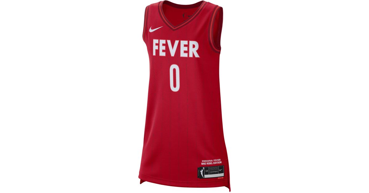 Nike Kelsey Mitchell Indiana Fever Dri-Fit Wnba Victory Jersey in Red ...