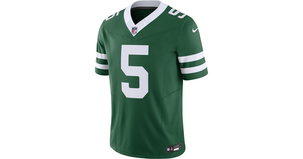 Nike Garrett Wilson New York Jets Dri-Fit Nfl Limited Football Jersey ...