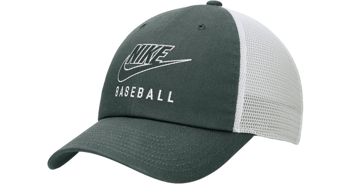 Nike Club Unstructured Golf Swoosh Trucker Cap in Green | Lyst