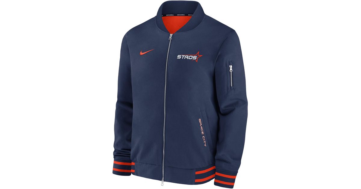 Nike Houston Astros Authentic Collection City Connect Mlb Full-Zip ...