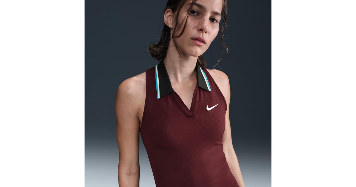 Nike Court Slam Tank Top in Red | Lyst