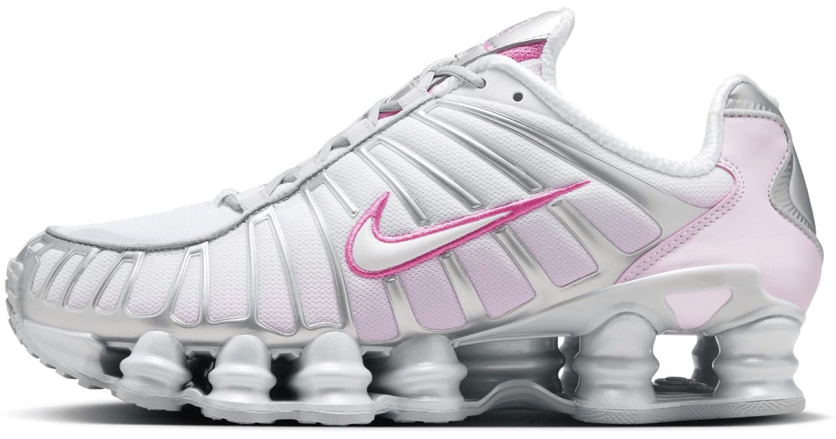 Nike Shox Tl Shoes in White | Lyst